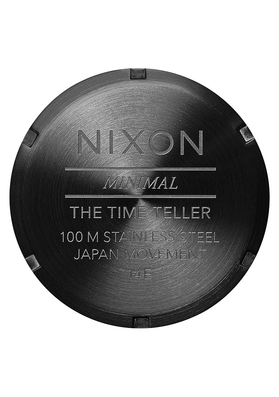 Time Teller Watch | All Black | Unisex Stainless Steel Analog – Nixon US
