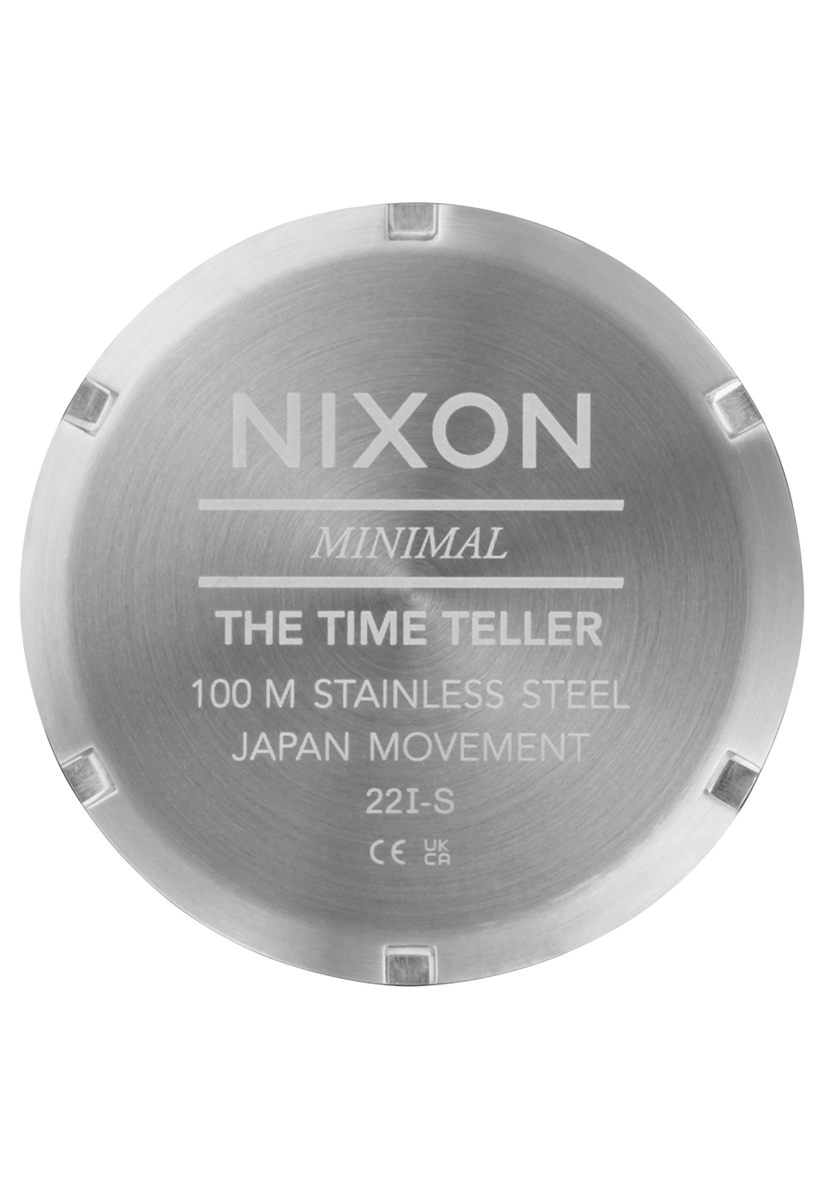 Time Teller Watch | All Silver | Unisex Stainless Steel Analog – Nixon US