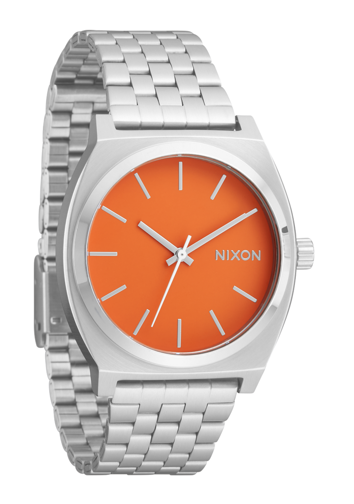 Time Teller Watch | Silver / Mandarin | Unisex – Nixon US