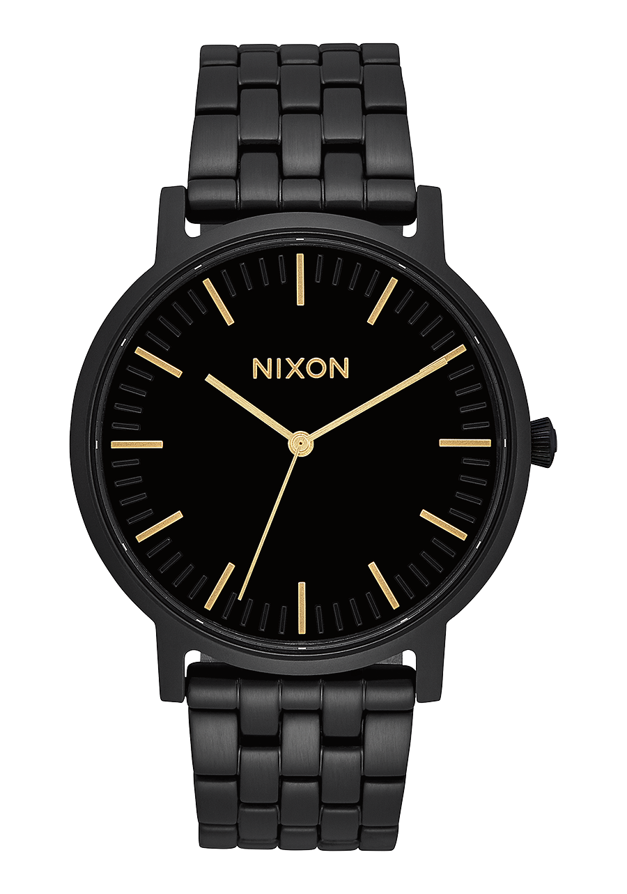 Porter Watch | All Black / Gold | Unisex Stainless Steel – Nixon US