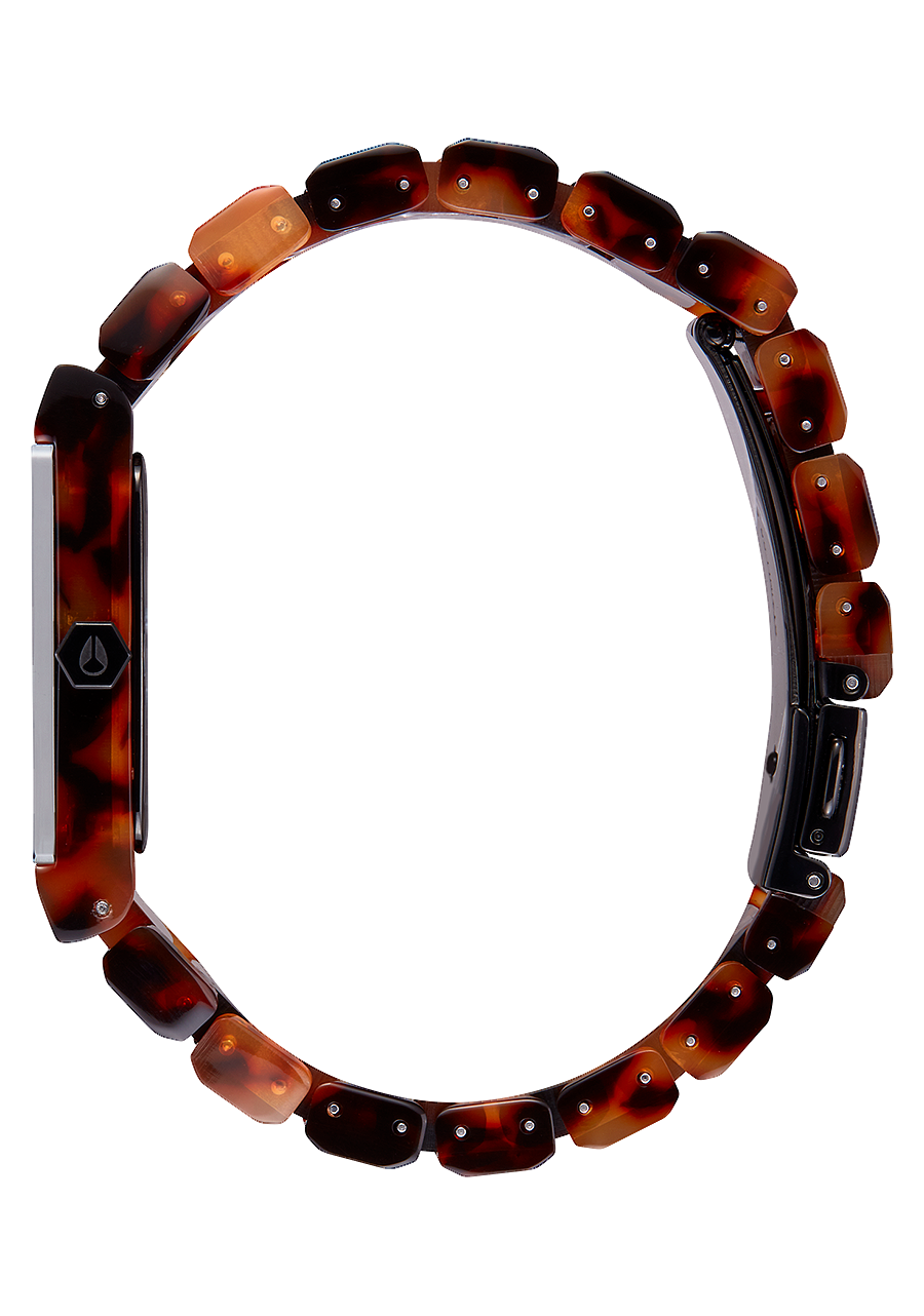 Lynx Acetate Watch | Tortoise / Black | Women's Acetate – Nixon US