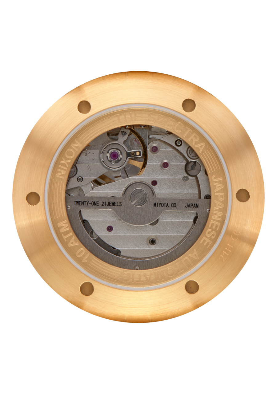 Spectra Watch | Black / Gold | Automatic – Nixon US