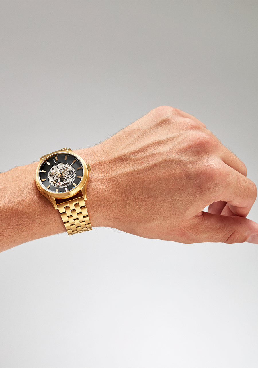 Spectra Watch | Black / Gold | Automatic – Nixon US