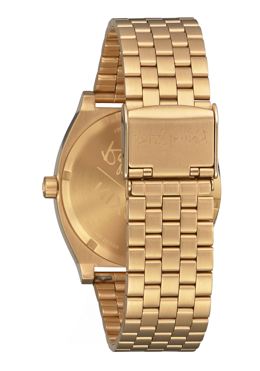 Rolling Stones Time Teller Watch | Gold / Gold | Unisex – Nixon US