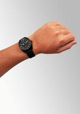 Mullet Watch | Black / Black | Quick-Release Silicone – Nixon US