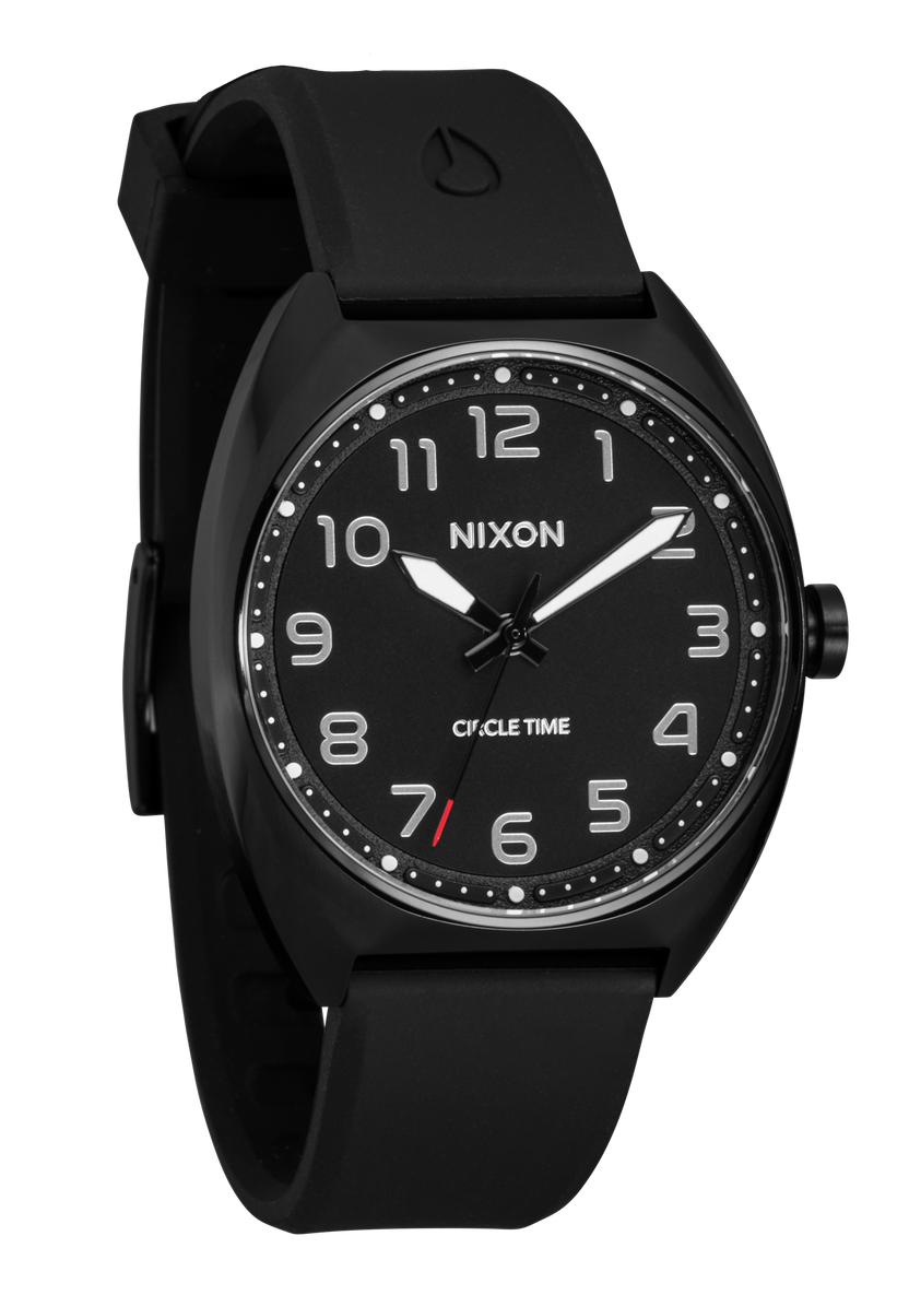 Mullet Watch | Black / Black | Quick-Release Silicone – Nixon US