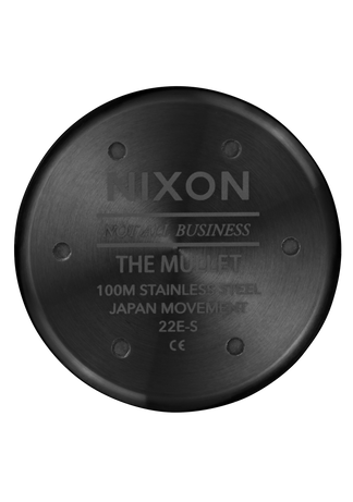 Mullet Watch | Black / Black | Quick-Release Silicone – Nixon US