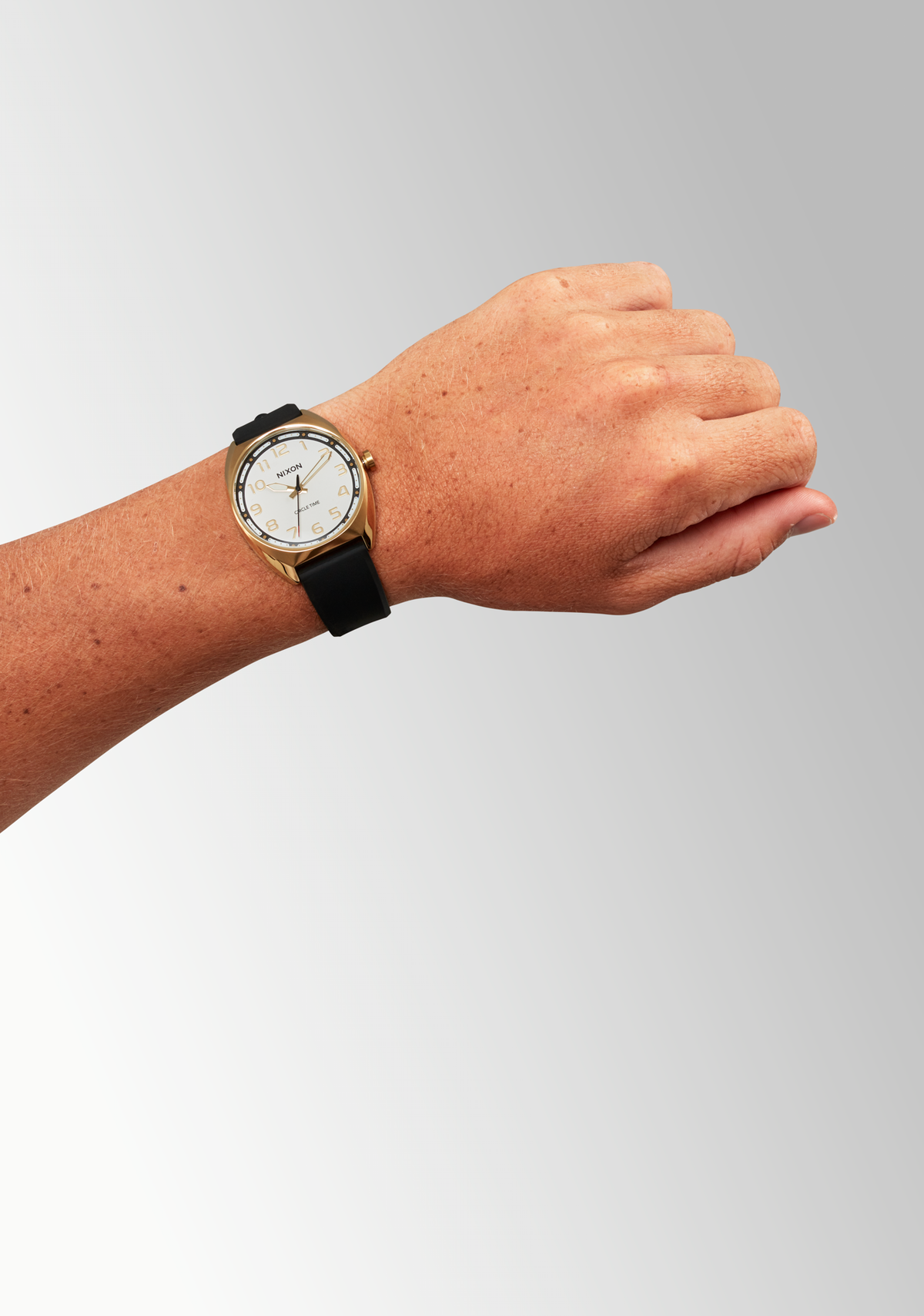 Mullet Watch | Light Gold / White | Quick-Release Silicone – Nixon US