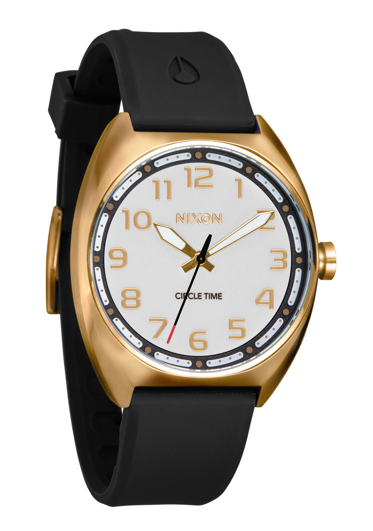 Mullet Watch | Light Gold / White | Quick-Release Silicone – Nixon US