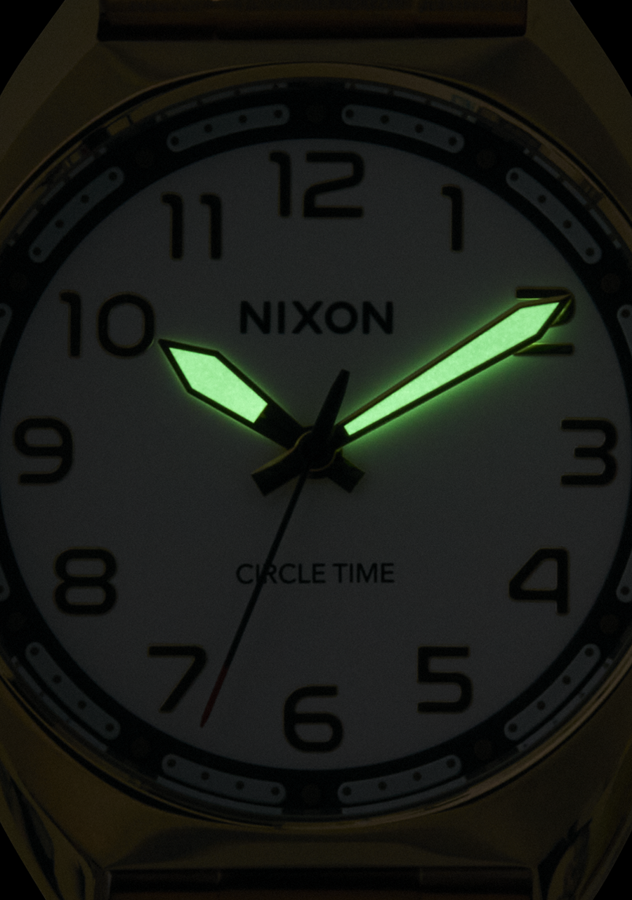 Mullet Watch | Light Gold / White | Quick-Release Silicone – Nixon US