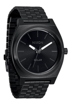 Time Teller Solar Watch | Black / White | Unisex Light-Powered – Nixon US