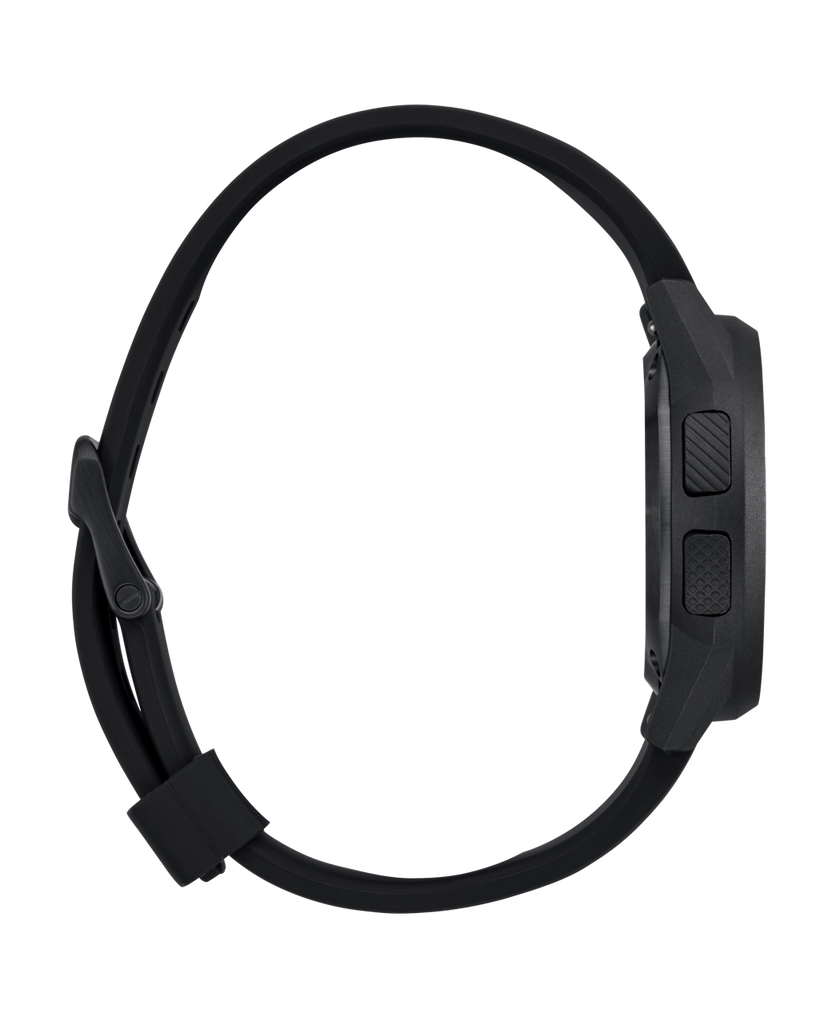 Disk Digital Watch | Black / Black / Negative | Thin LCD Screen Watch ...