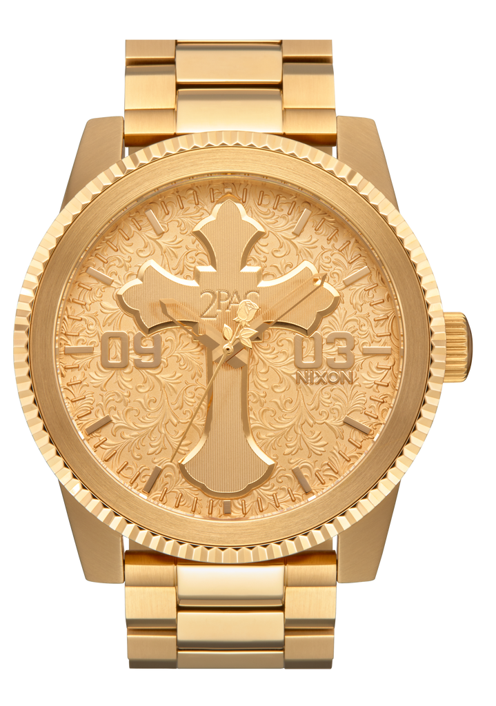 Corporal 2PAC Collab Watch | Gold / Gold | 2PAC Wristwatch – Nixon US