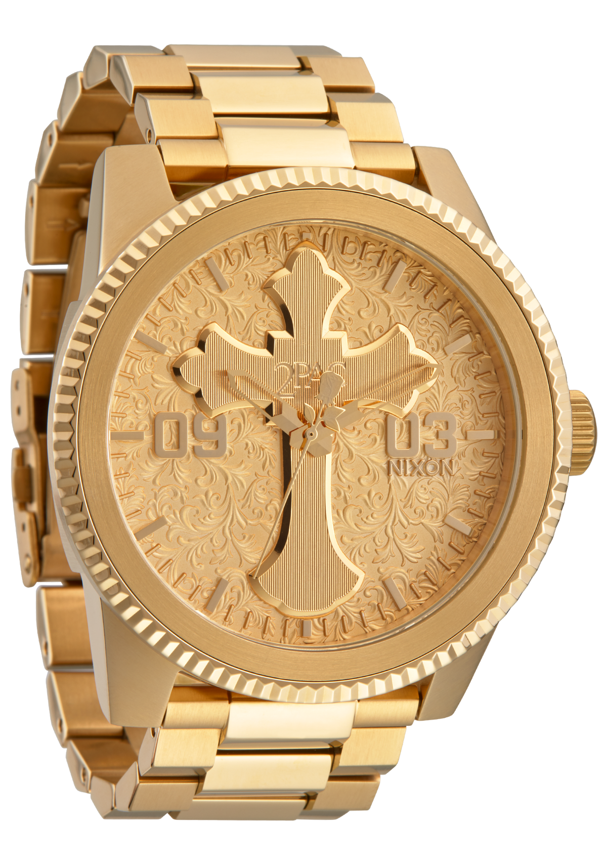Corporal 2PAC Collab Watch | Gold / Gold | 2PAC Wristwatch – Nixon US