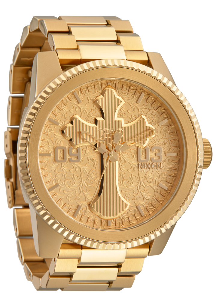 Corporal 2PAC Collab Watch | Gold / Gold | 2PAC Wristwatch – Nixon US
