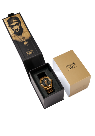 Time Teller 2PAC Collab Watch | Gold / Black | 2PAC Wristwatch – Nixon US
