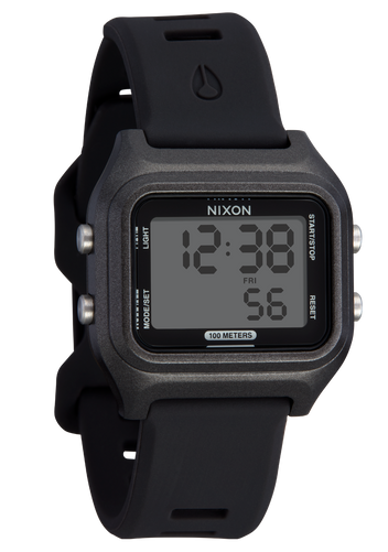 Ripper Digital Watch | Black / Black | Recycled Ocean Plastic – Nixon US