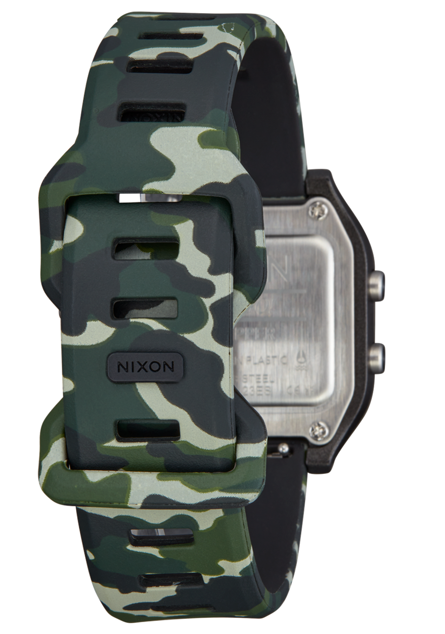 Ripper Digital Watch | Black / Camo | Recycled Ocean Plastic – Nixon US