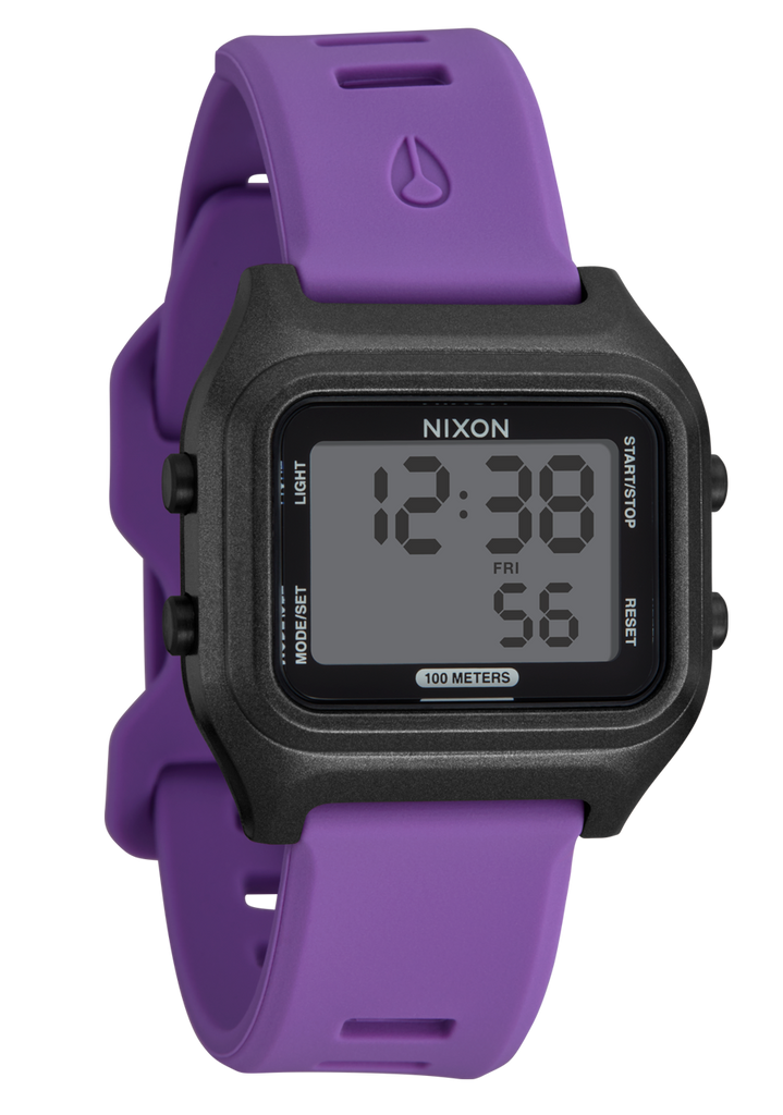 Ripper Digital Watch | Black / Purple | Recycled Ocean Plastic – Nixon US