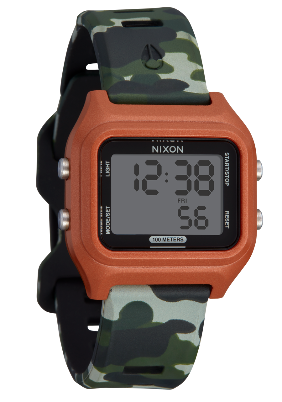 Ripper Digital Watch | Rust / Camo | Recycled Ocean Plastic – Nixon US