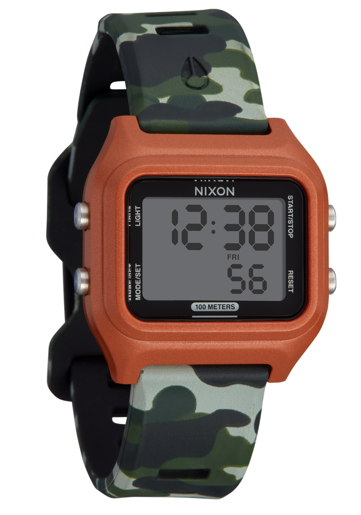 Ripper Digital Watch | Rust / Camo | Recycled Ocean Plastic – Nixon US