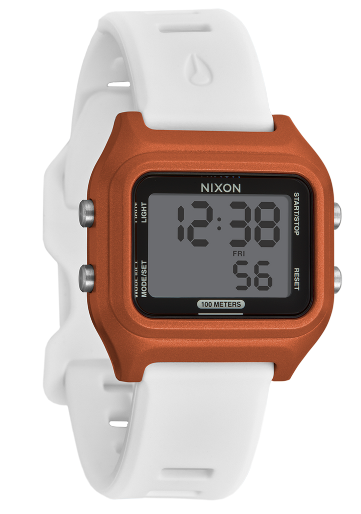 Ripper Digital Watch | Rust / White | Recycled Ocean Plastic – Nixon US