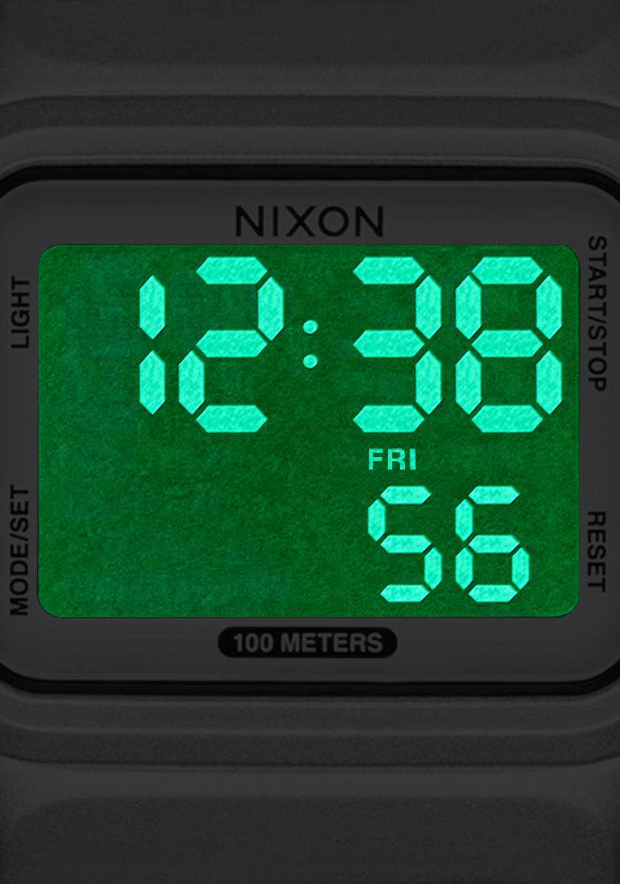 Ripper Digital Watch | Silver / Purple | Recycled Ocean Plastic – Nixon US