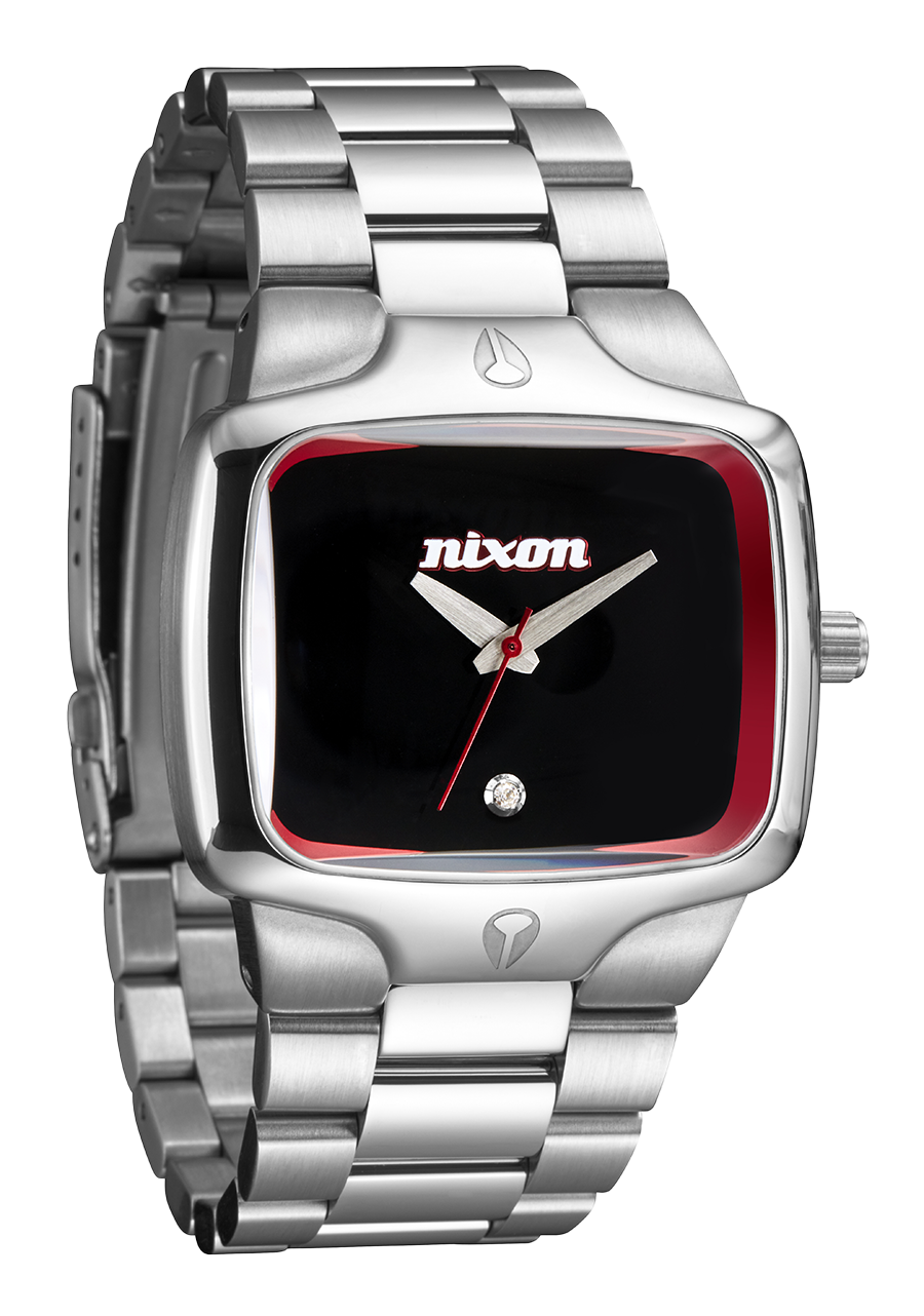 25th Anniversary Player Watch | Silver / Red | Classic Analog – Nixon US