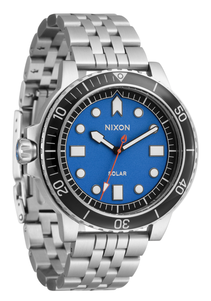 Stinger 44 Watch | Silver / Blue / Black | Stainless Steel Dive Watch ...