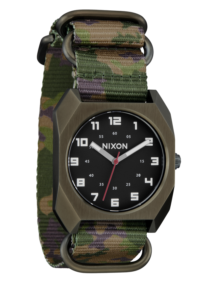 Scout Watch | Dark Olive / Camo | Analog Nylon Strap Watch – Nixon US
