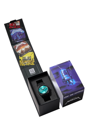 Metallica Time Teller Watch | Black / Black / Ride the Lightning ...