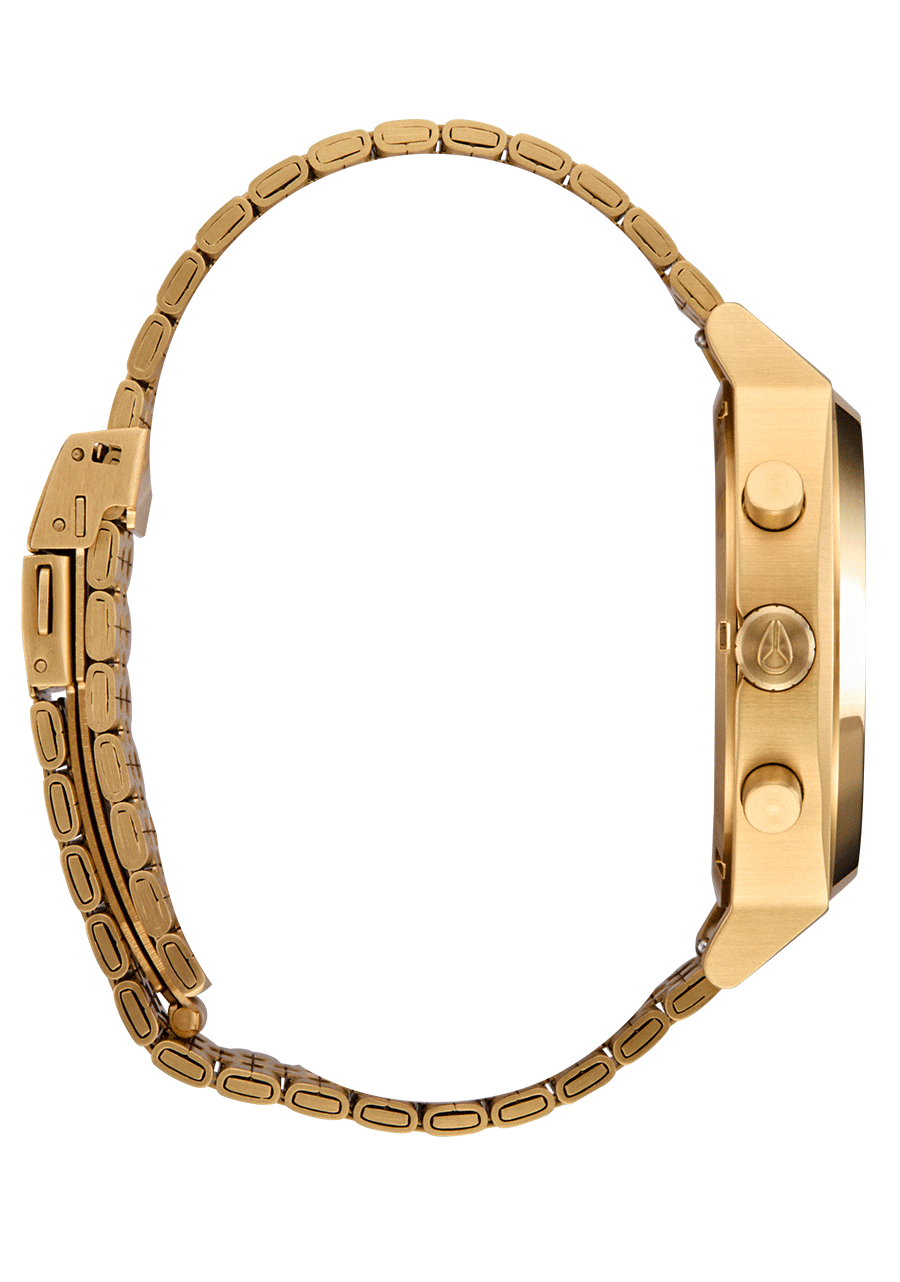 Time Teller Chrono Watch | Gold / Black / Gold | Chronograph – Nixon US