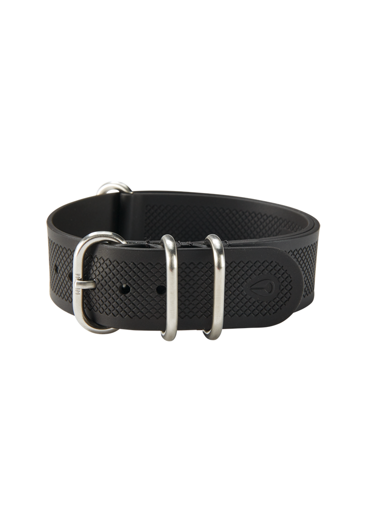 20mm FKM Rubber One Piece Band | Black – Nixon US