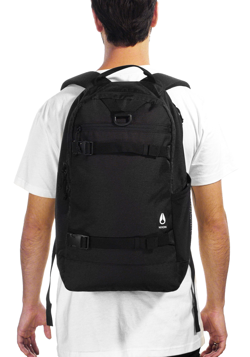 Ransack Backpack | Black | REPREVE Recycled Plastic Bottles – Nixon US