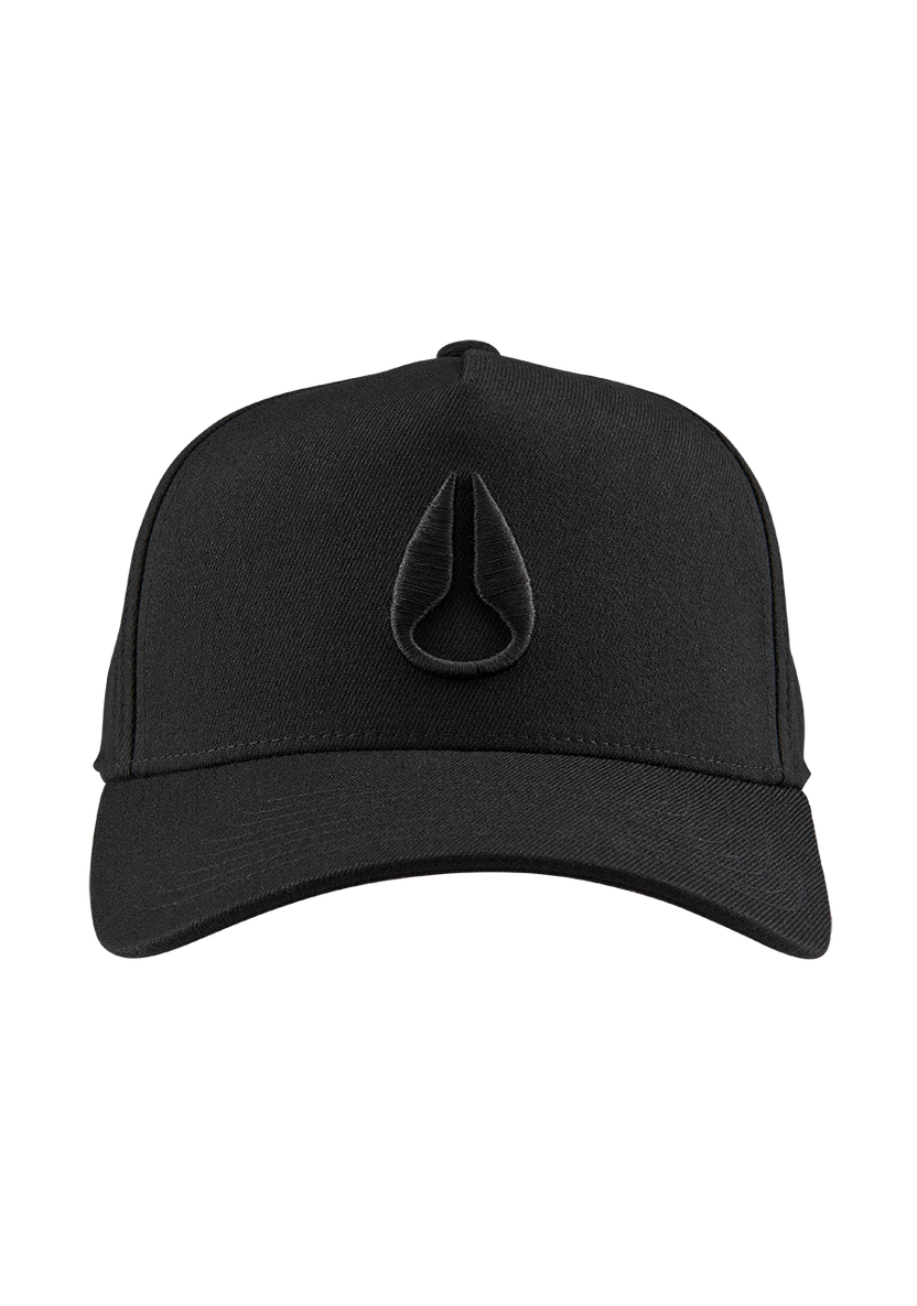 Deep Down Athletic Snapback | All Black / Black – Nixon US