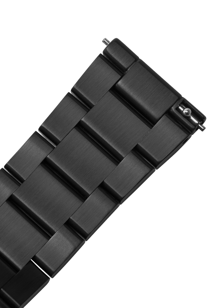 20mm Stainless Steel Watch Band | Black | Replacement Watch Strap ...